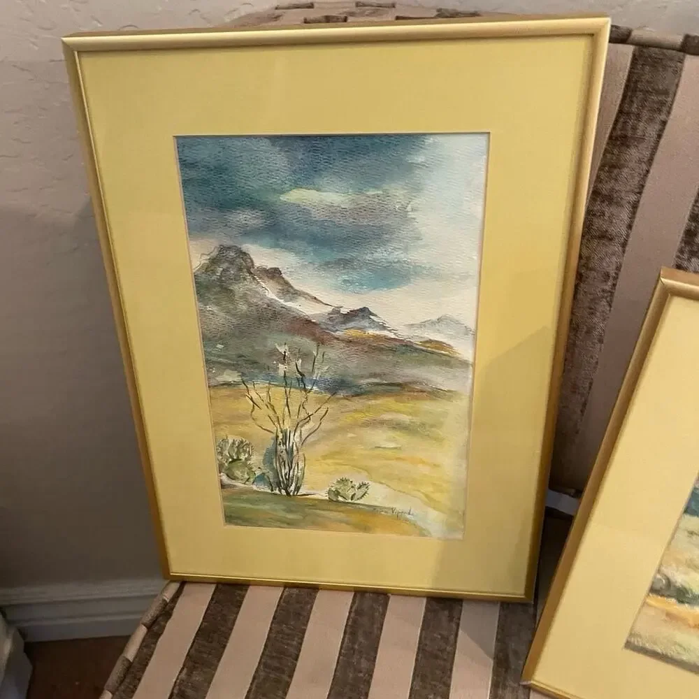 Artist Couture | Art | 2framed Arizona Saguaro And Desert Landscape Art ...